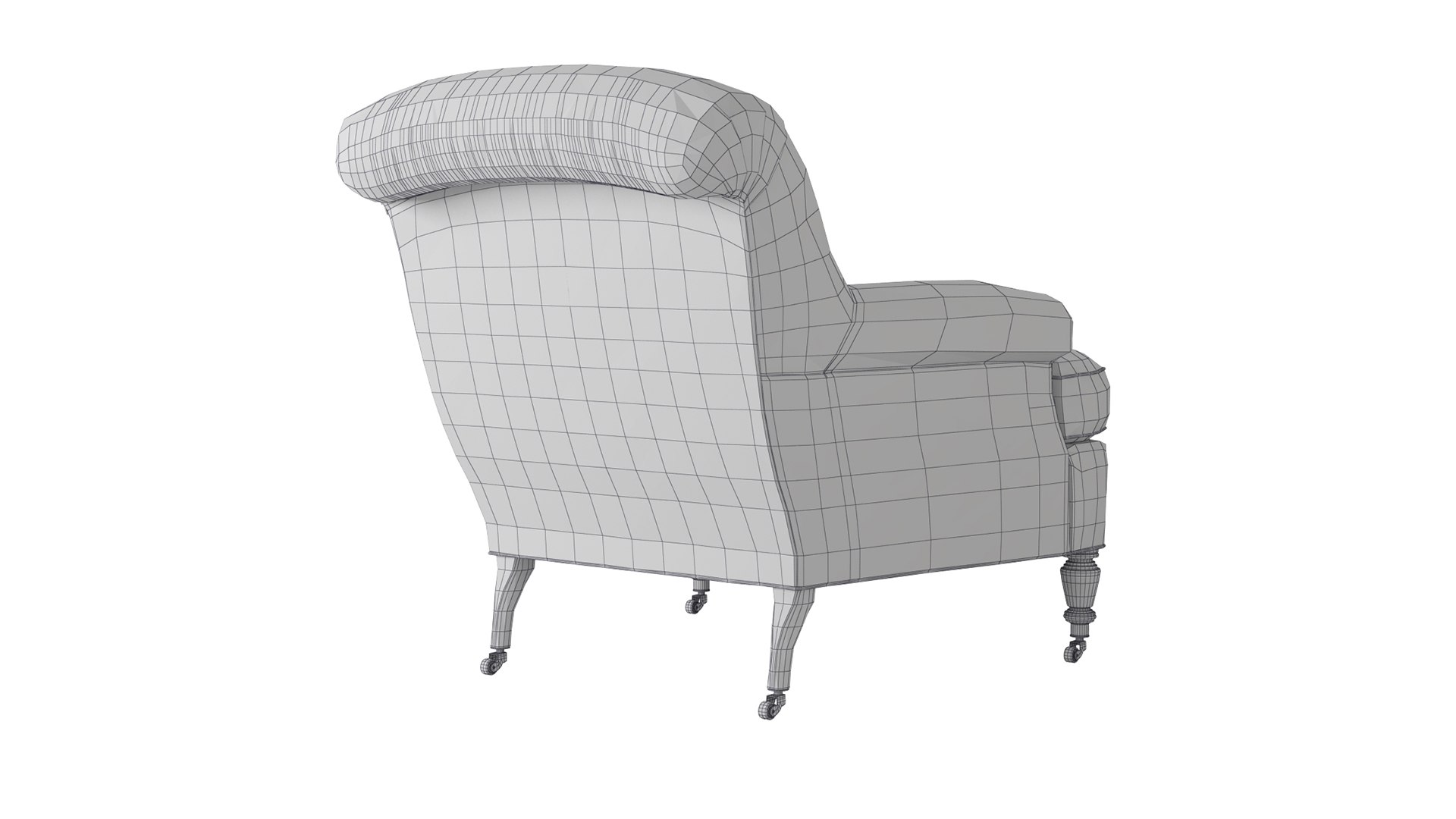 3D Hollywood At Home Peter Dunham MC Armchair Model - TurboSquid 2205487
