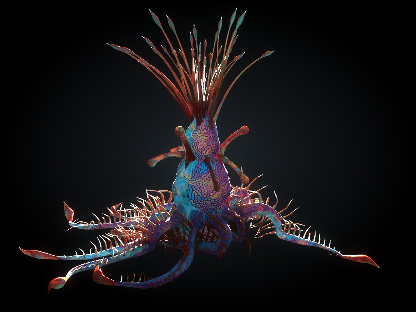 Alien plants 3D model - TurboSquid 1469423