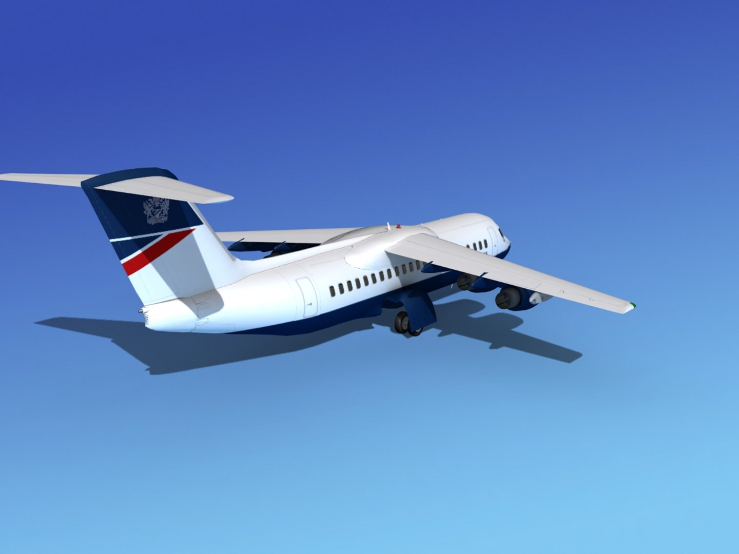 3d model bae 146 british
