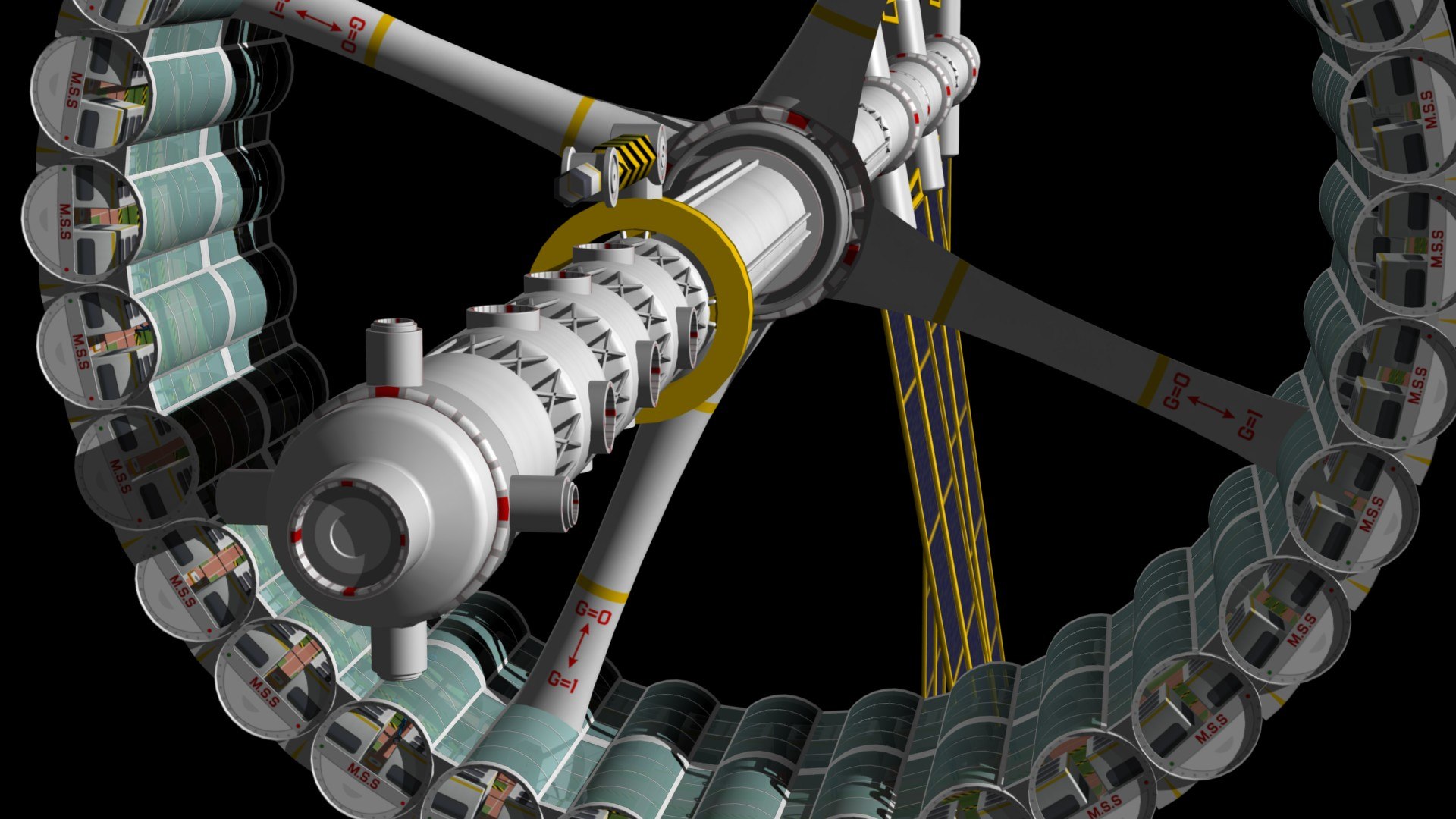 Modular Space Station Blend