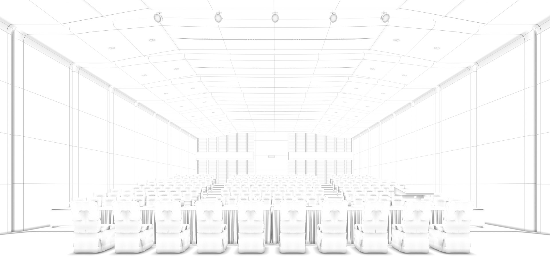 Large Lecture Hall 3D - TurboSquid 2235707