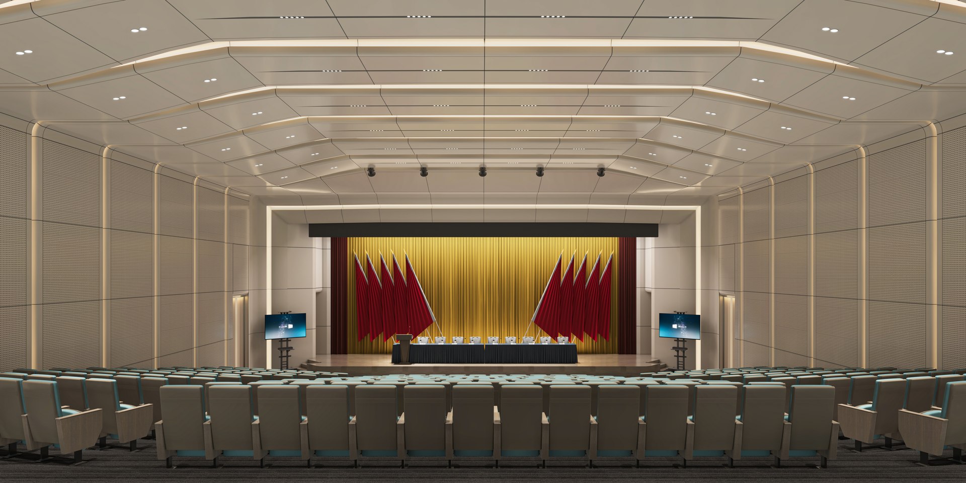 Large Lecture Hall 3D - TurboSquid 2235707