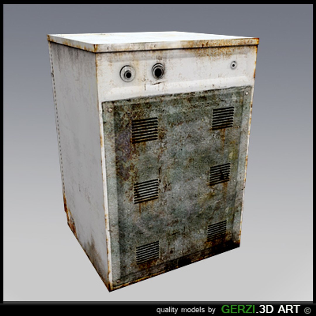 Wash Machine 3d Model