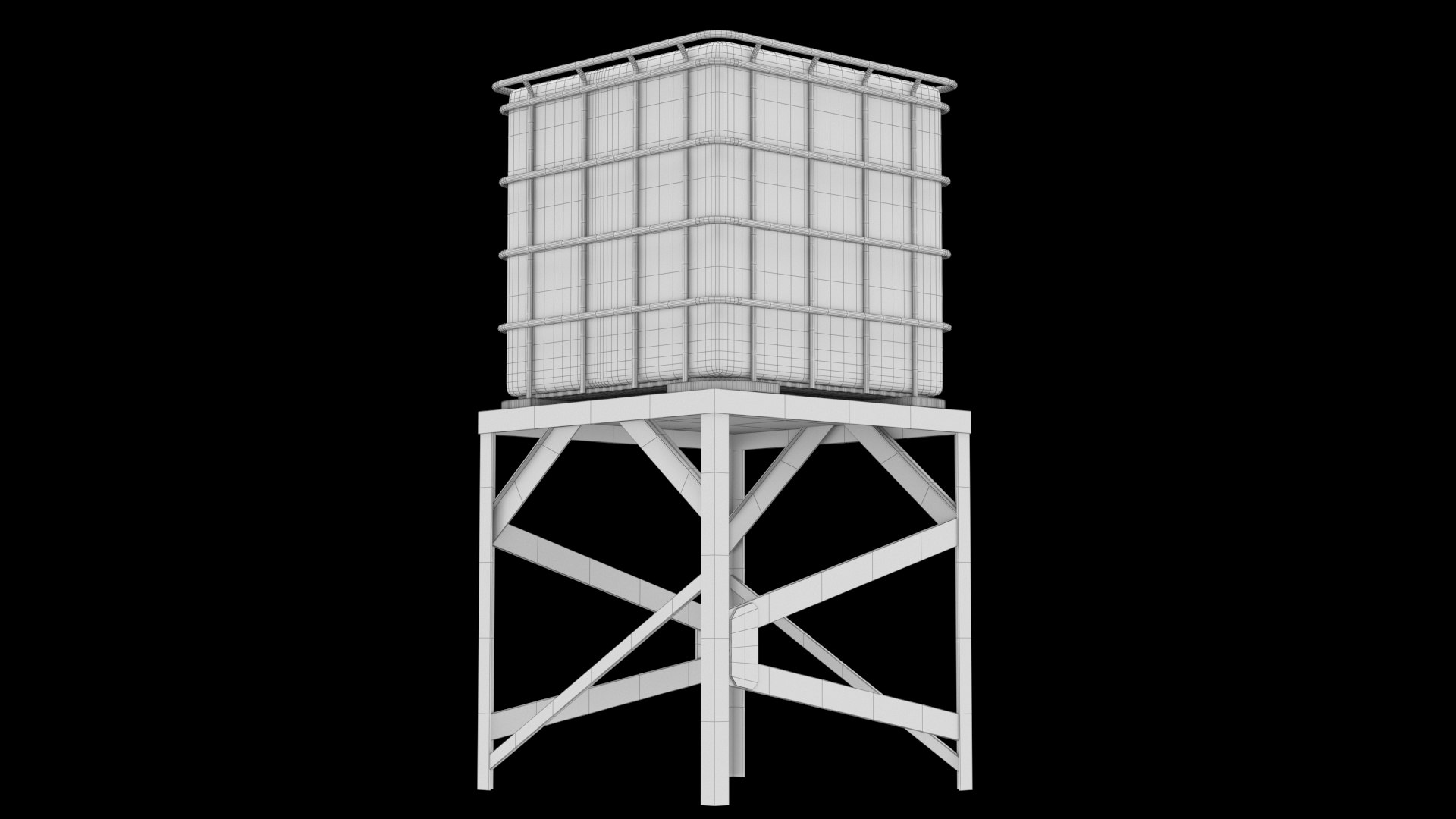 Water Tank 3D Model - TurboSquid 1833958