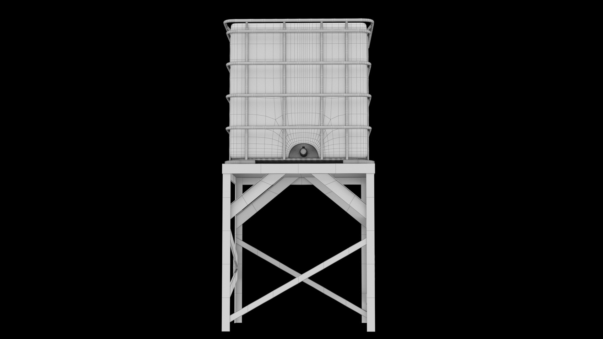 Water Tank 3D Model - TurboSquid 1833958