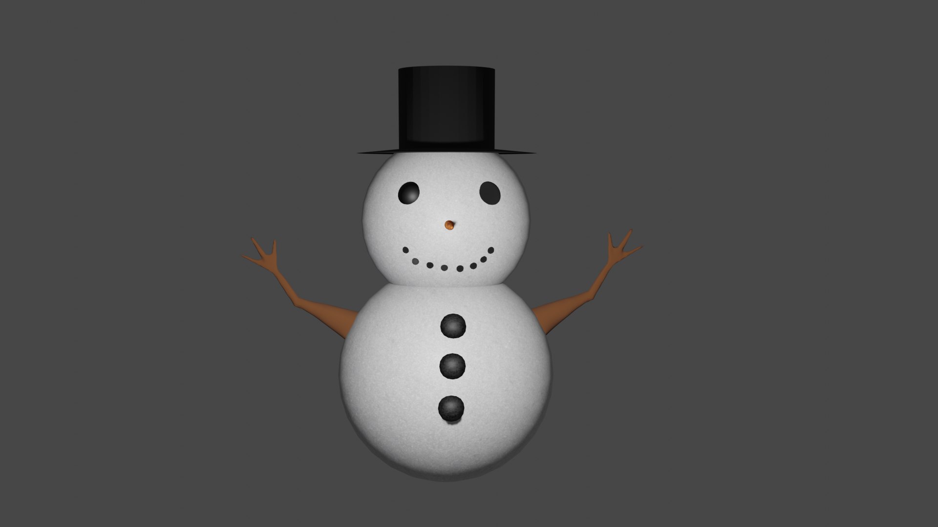 Snow Man 3D - TurboSquid 2185575
