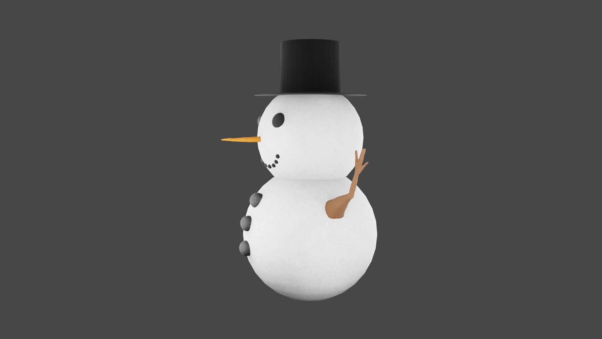 Snow Man 3D - TurboSquid 2185575