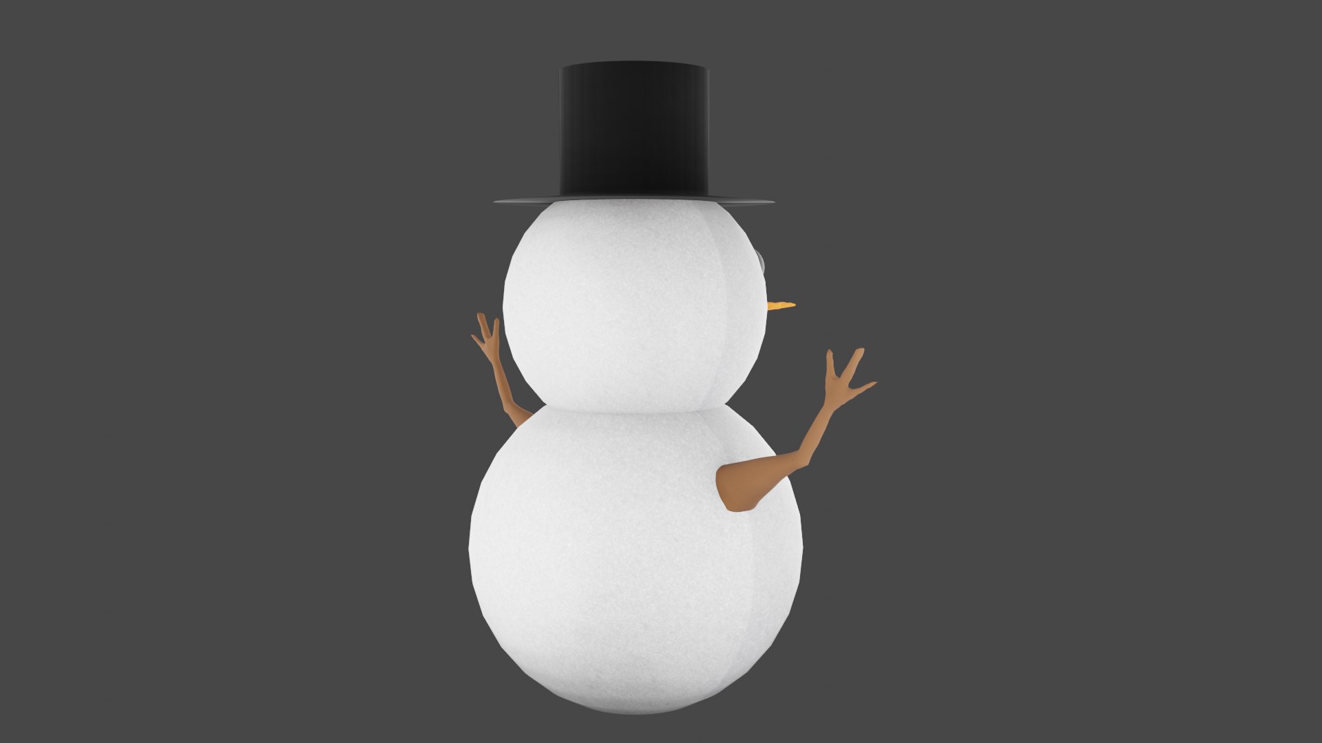 Snow Man 3D - TurboSquid 2185575