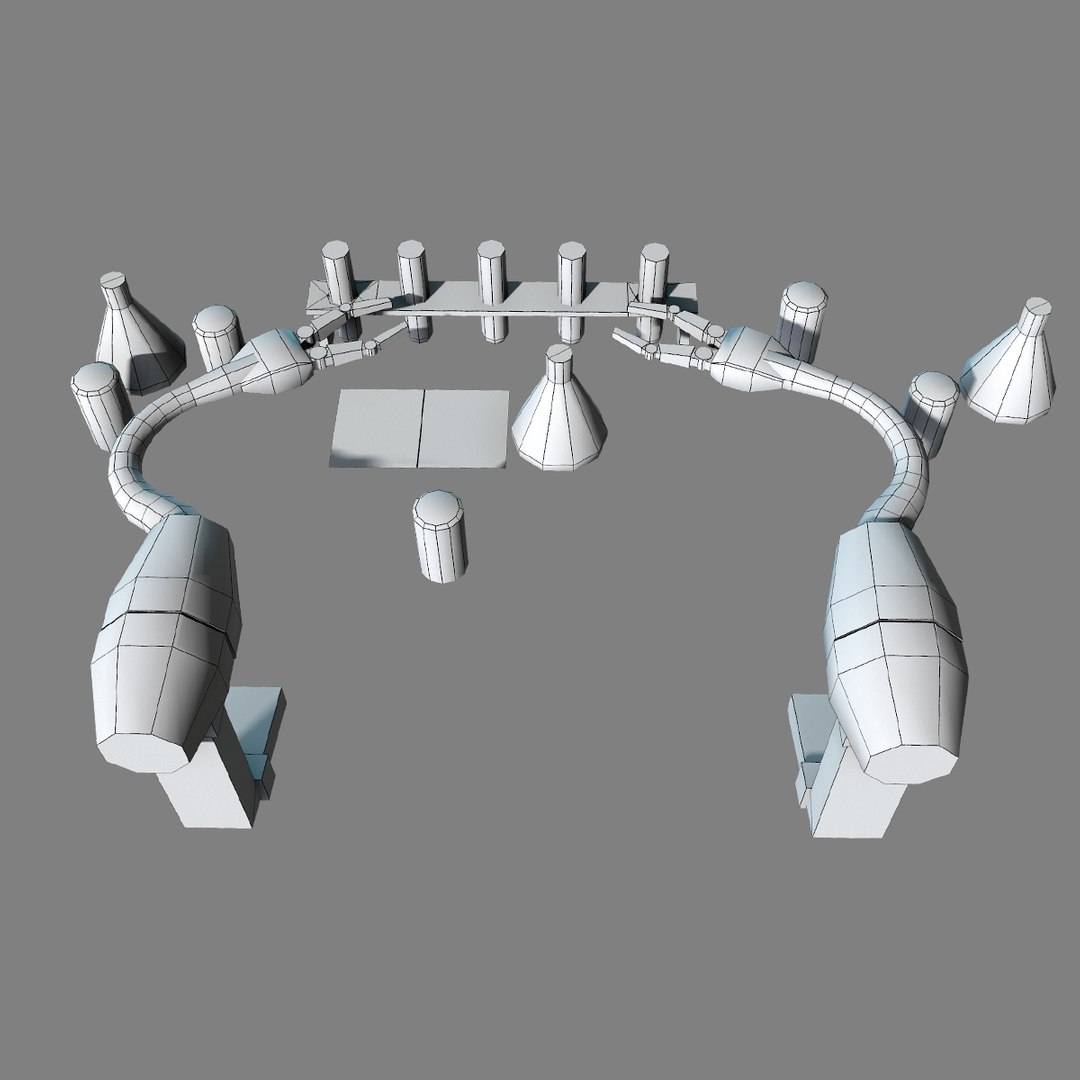 3d Low-poly Robotic Animation