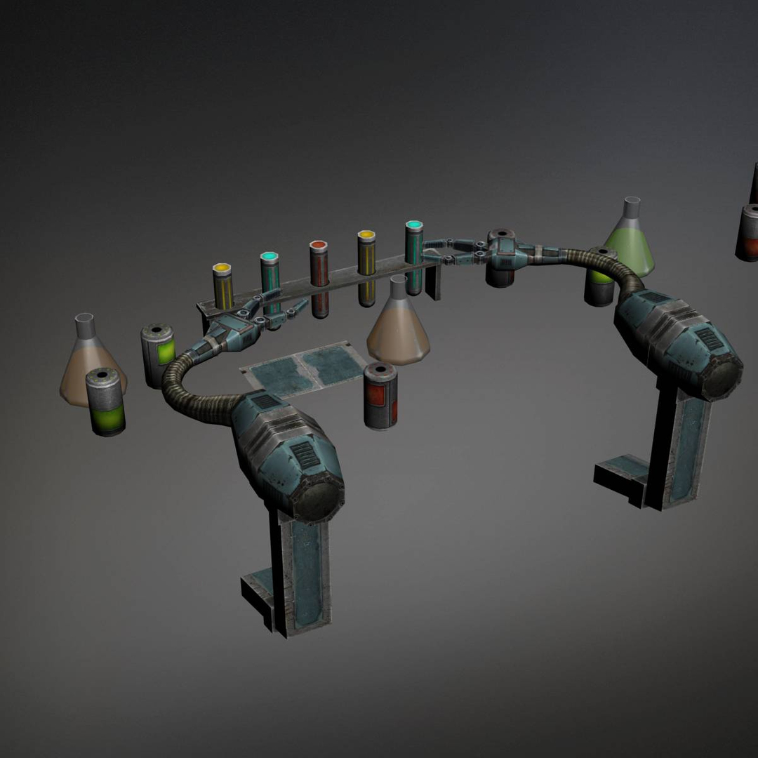 3d Low-poly Robotic Animation