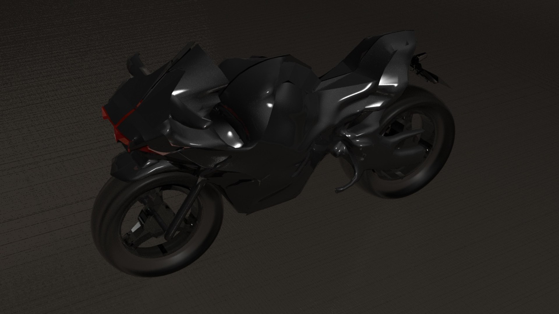 Kawasaki Ninja H2 3d Model