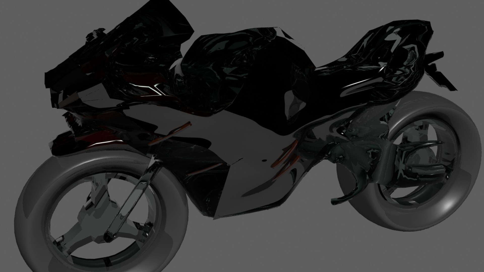 Kawasaki Ninja H2 3d Model