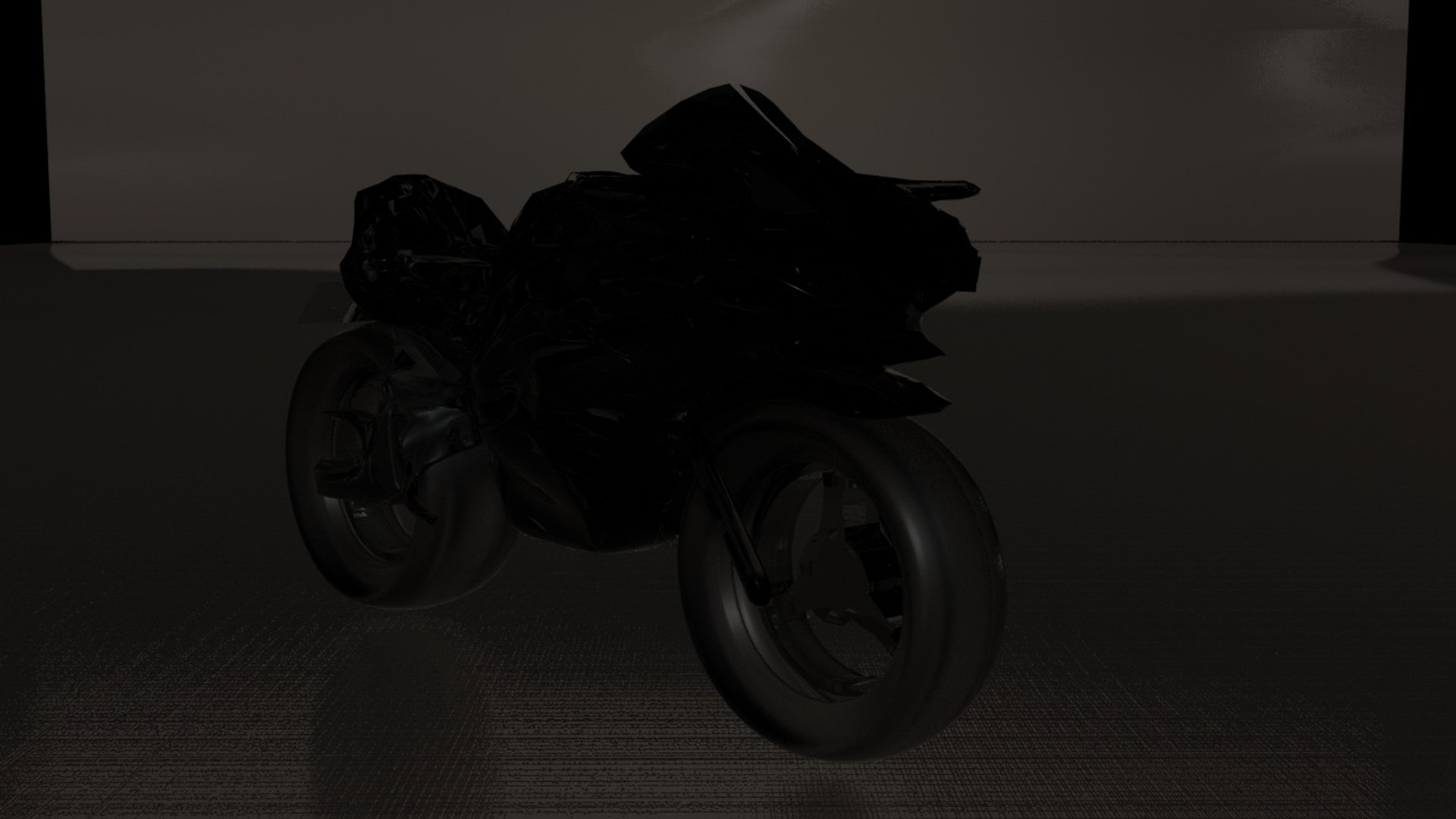Kawasaki Ninja H2 3d Model