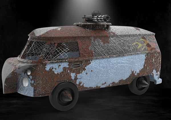 modelo 3d t1 van zombie apocalipsis - TurboSquid 1570400