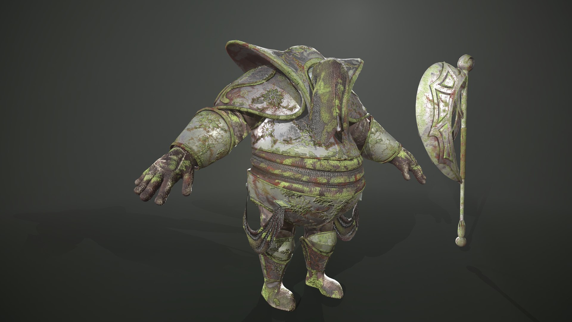 Swamp Guardian Low-poly 3D Model - TurboSquid 1860683