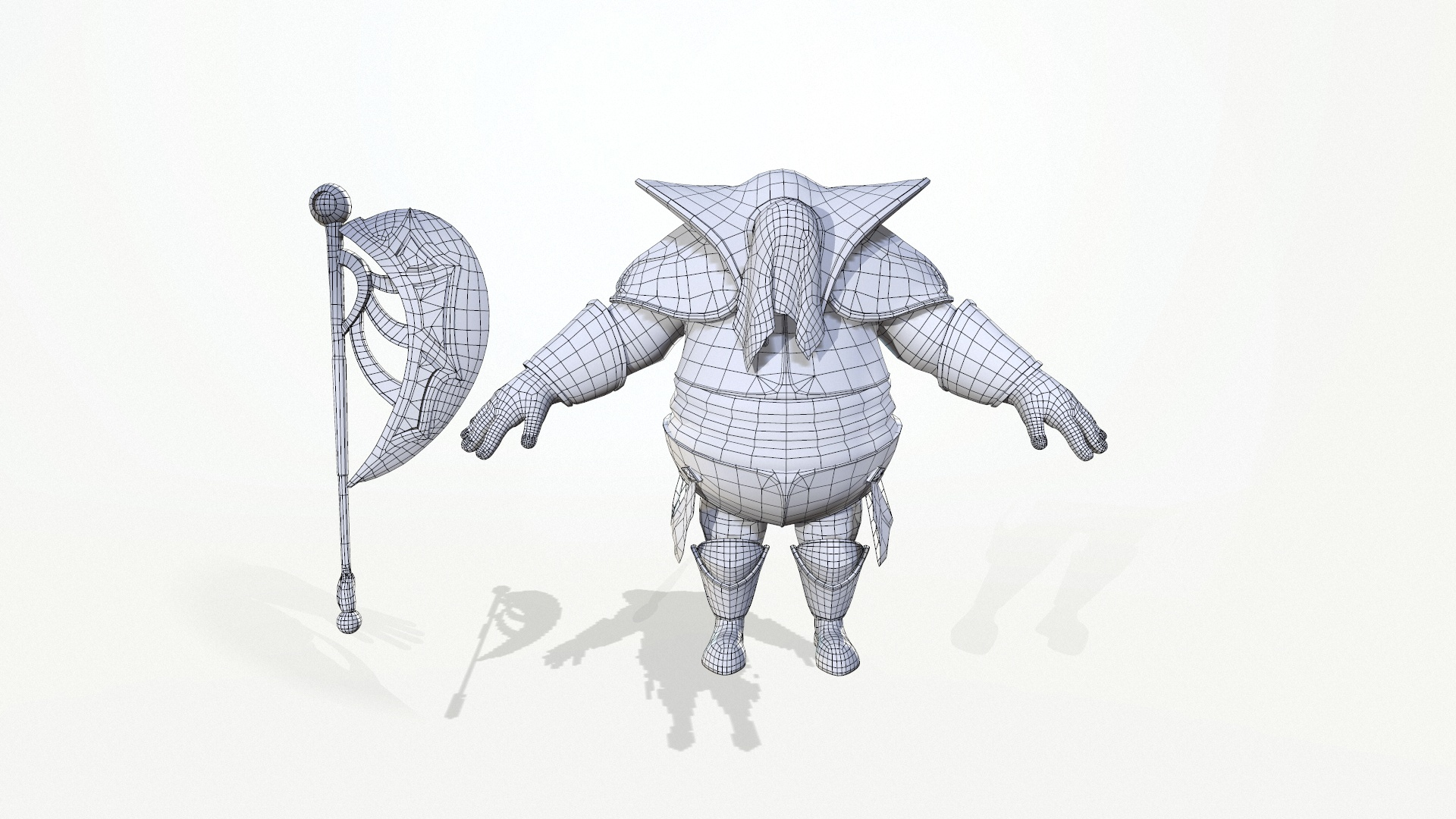 Swamp Guardian Low-poly 3D Model - TurboSquid 1860683