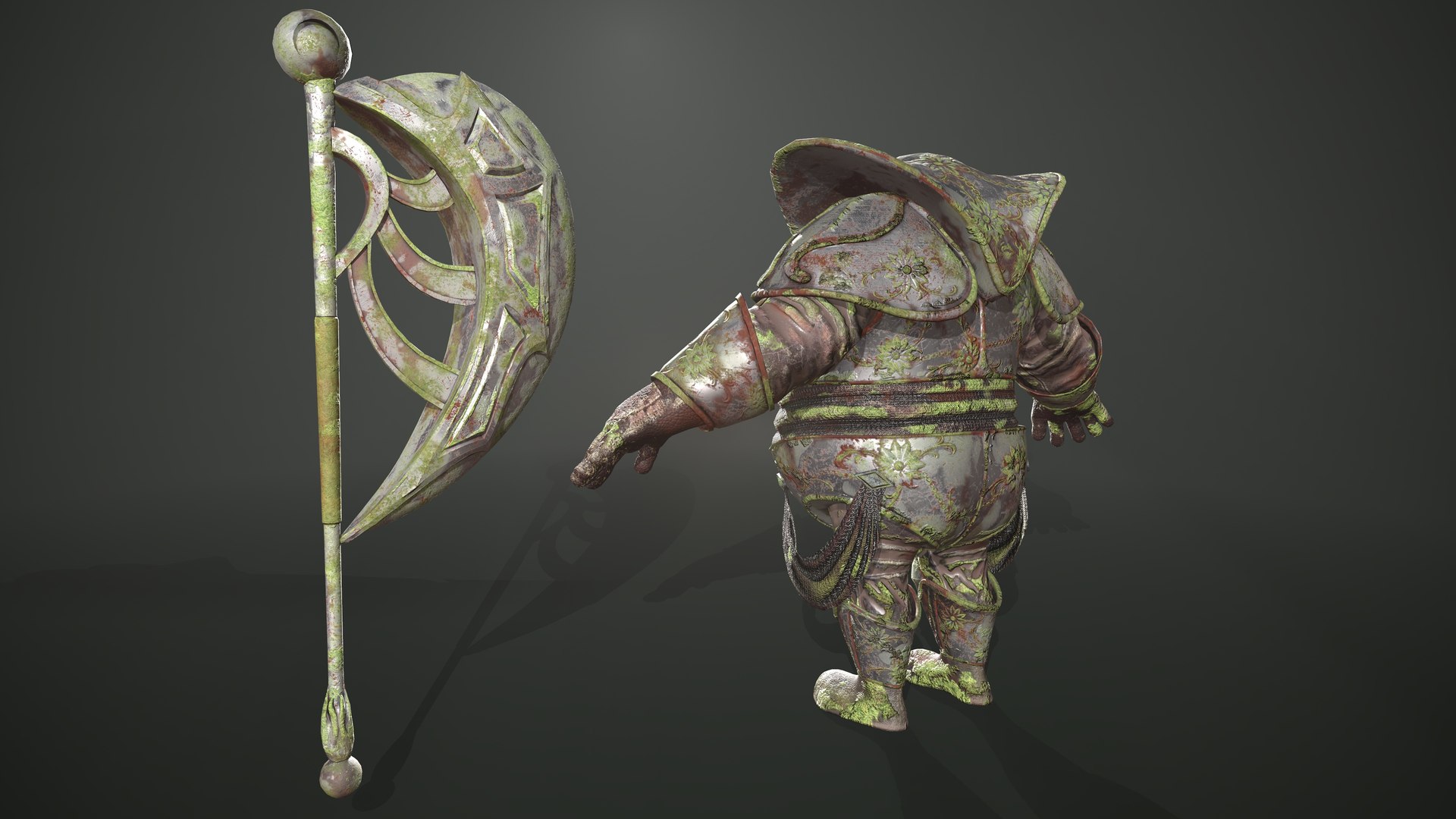 Swamp Guardian Low-poly 3D Model - TurboSquid 1860683