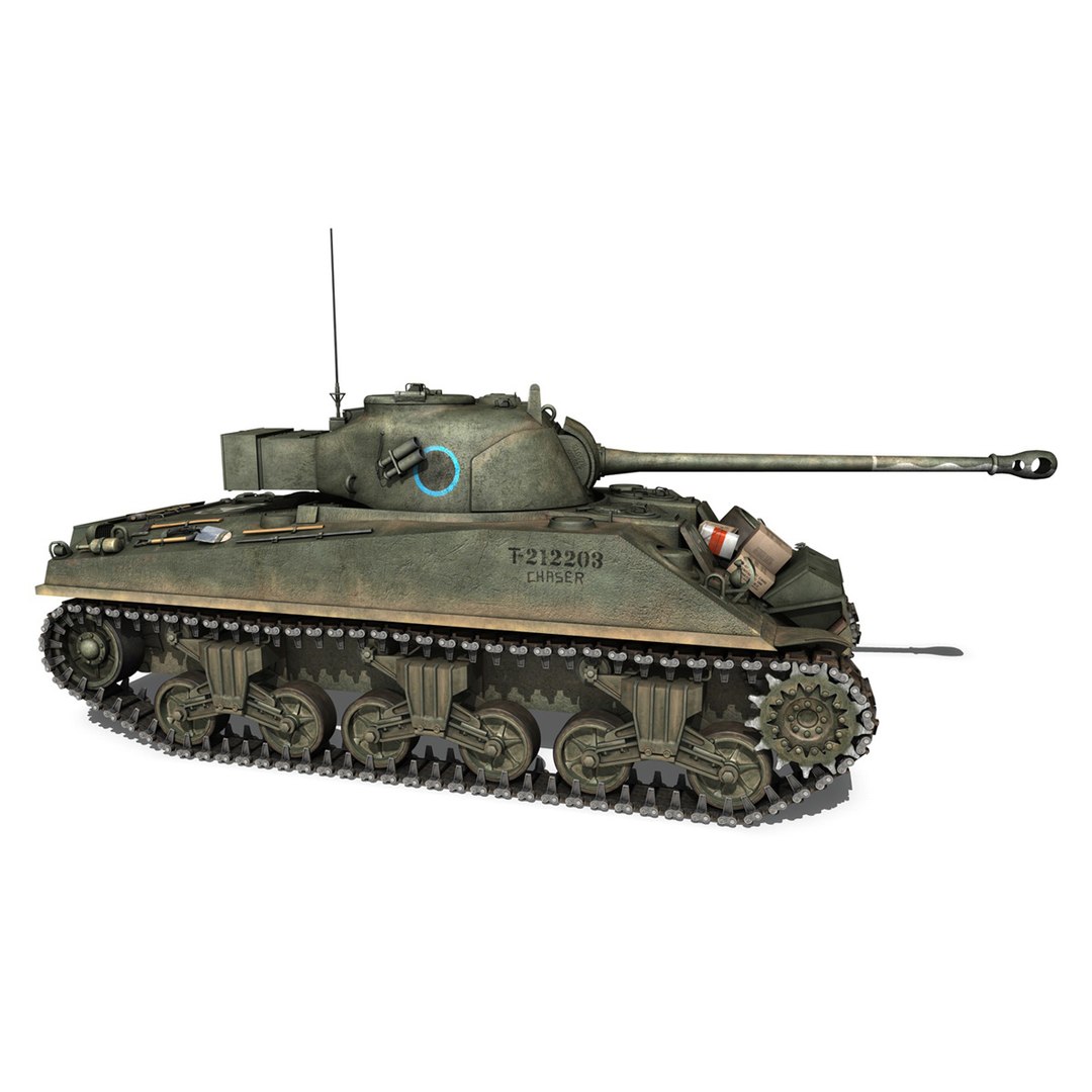 3d model m4 sherman firefly vc