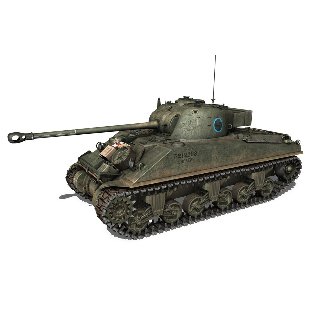 3d model m4 sherman firefly vc