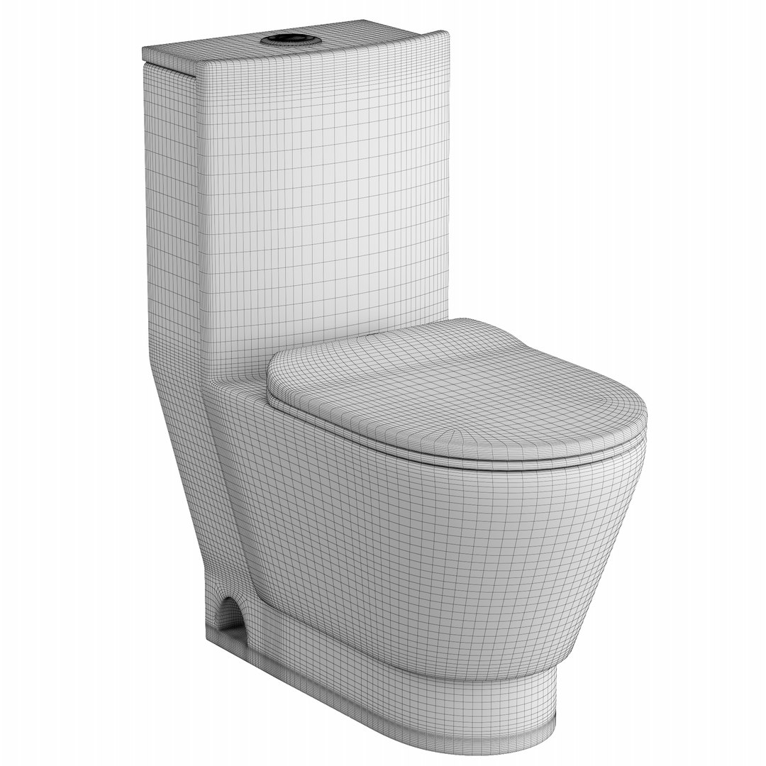 Piece Ewc Toilet 3D - TurboSquid 1691019