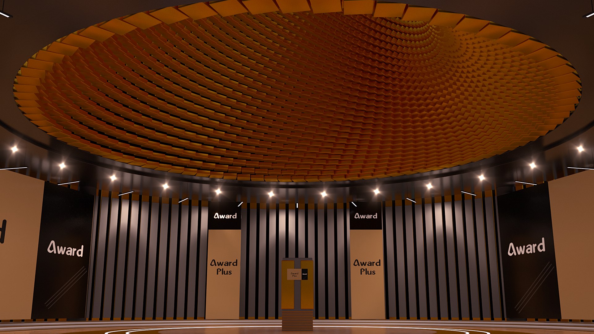 Award Virtual Set 3D Model - TurboSquid 1803406