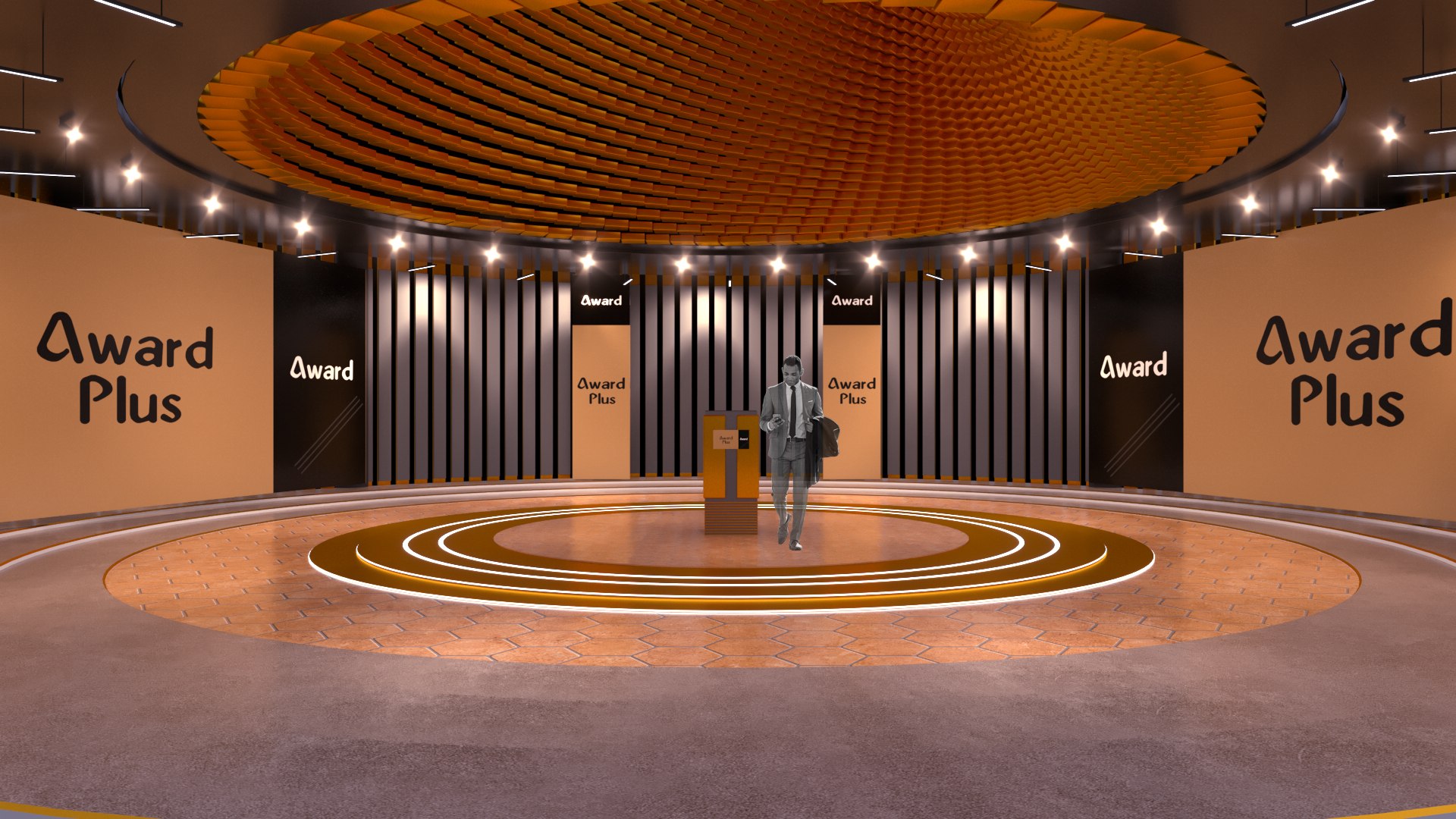 Award Virtual Set 3D Model - TurboSquid 1803406