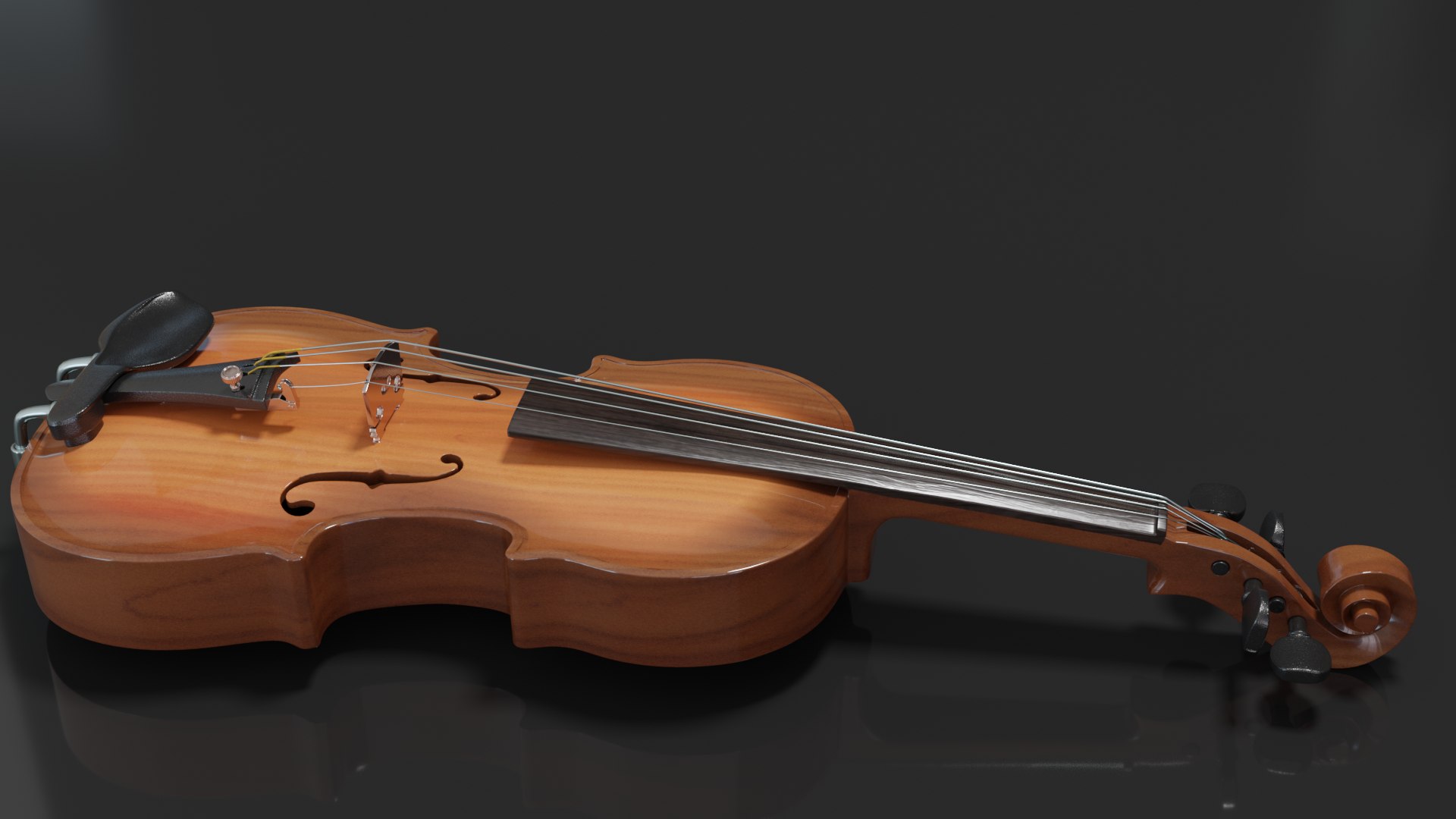 3D Classical Violin And Bow Model - TurboSquid 2115602
