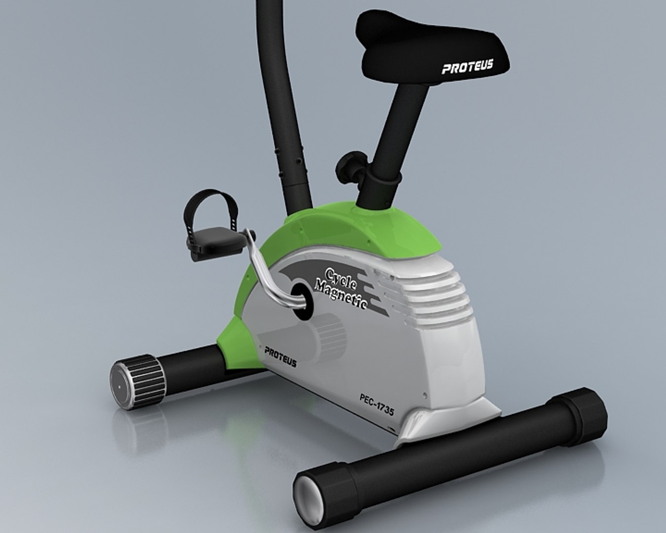 3d model cycle magnetic exercise machine