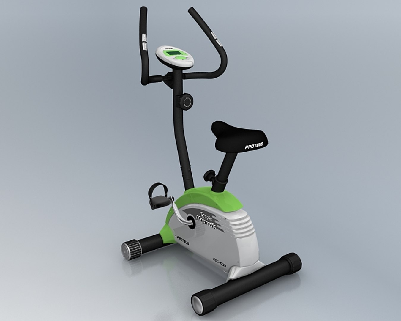 3d model cycle magnetic exercise machine