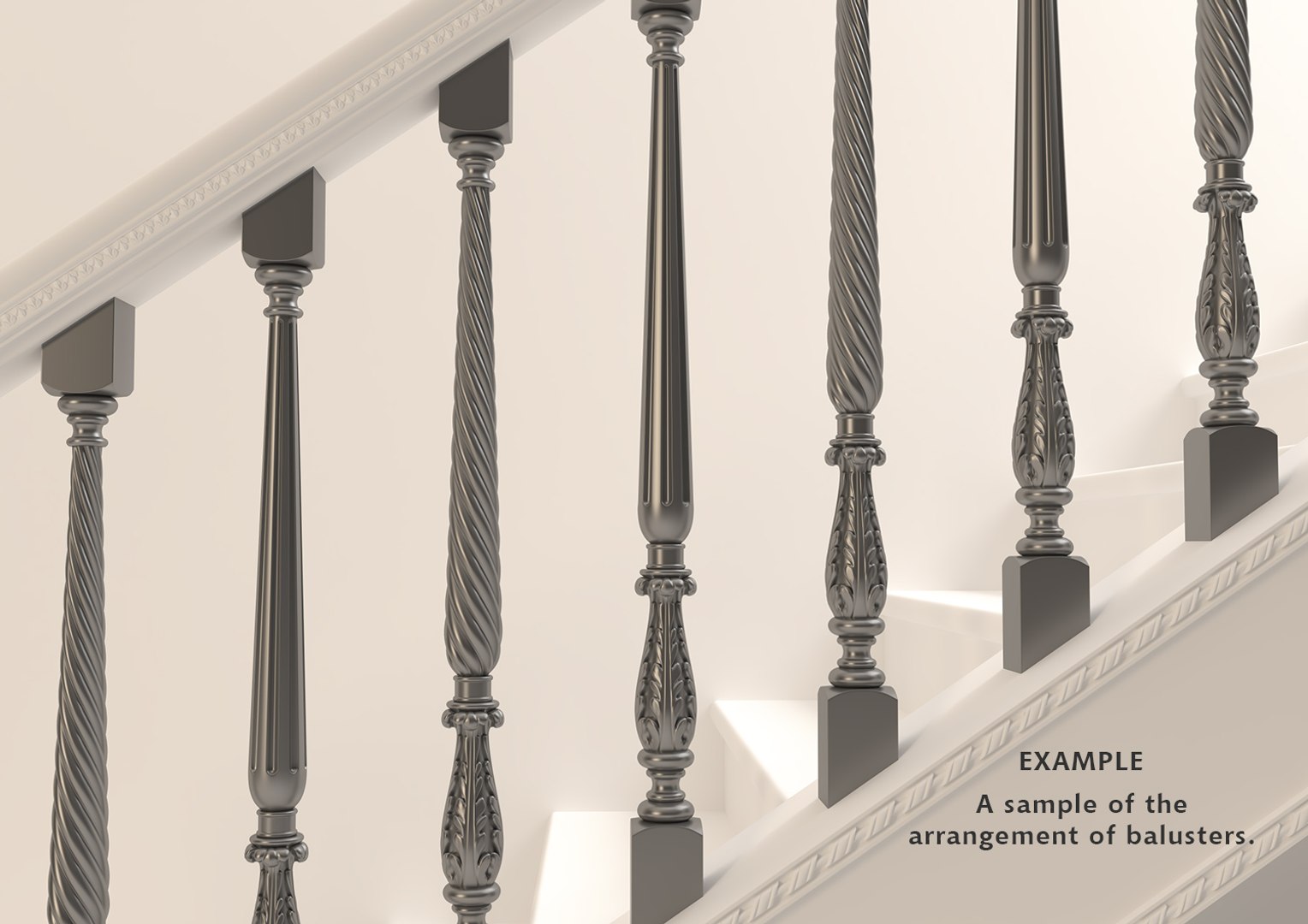 High-quality baluster 3D model - TurboSquid 1247838
