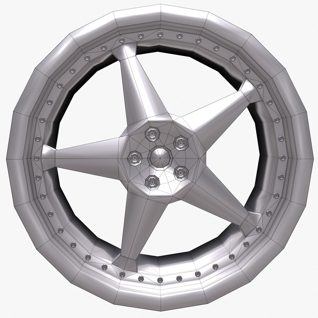 Wheel Disk 2 3d Model