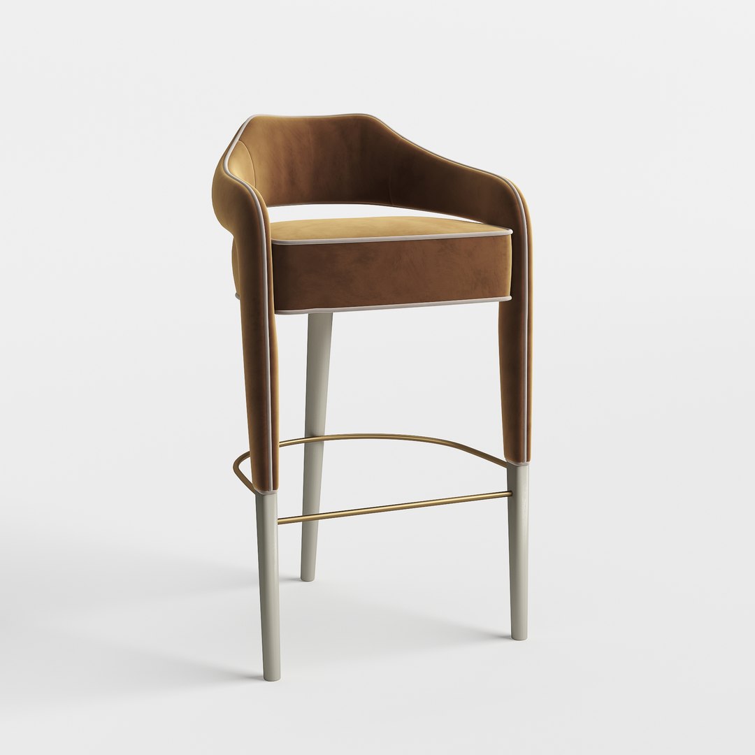 3D Eporta Invicta Bar Stool - TurboSquid 1801451