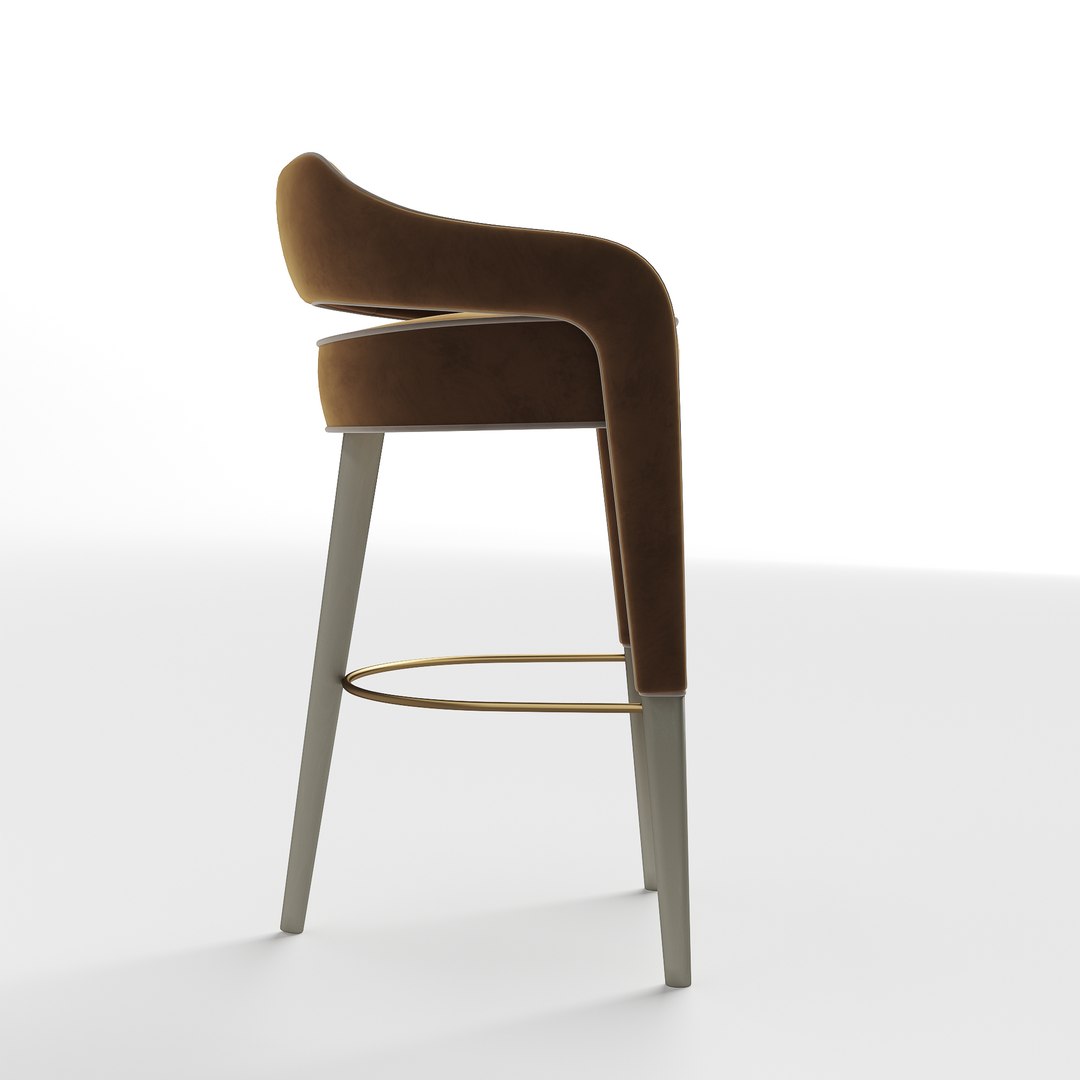 3D Eporta Invicta Bar Stool - TurboSquid 1801451