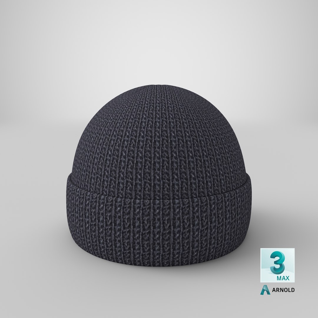 3D realistic beanie hat model - TurboSquid 1555155