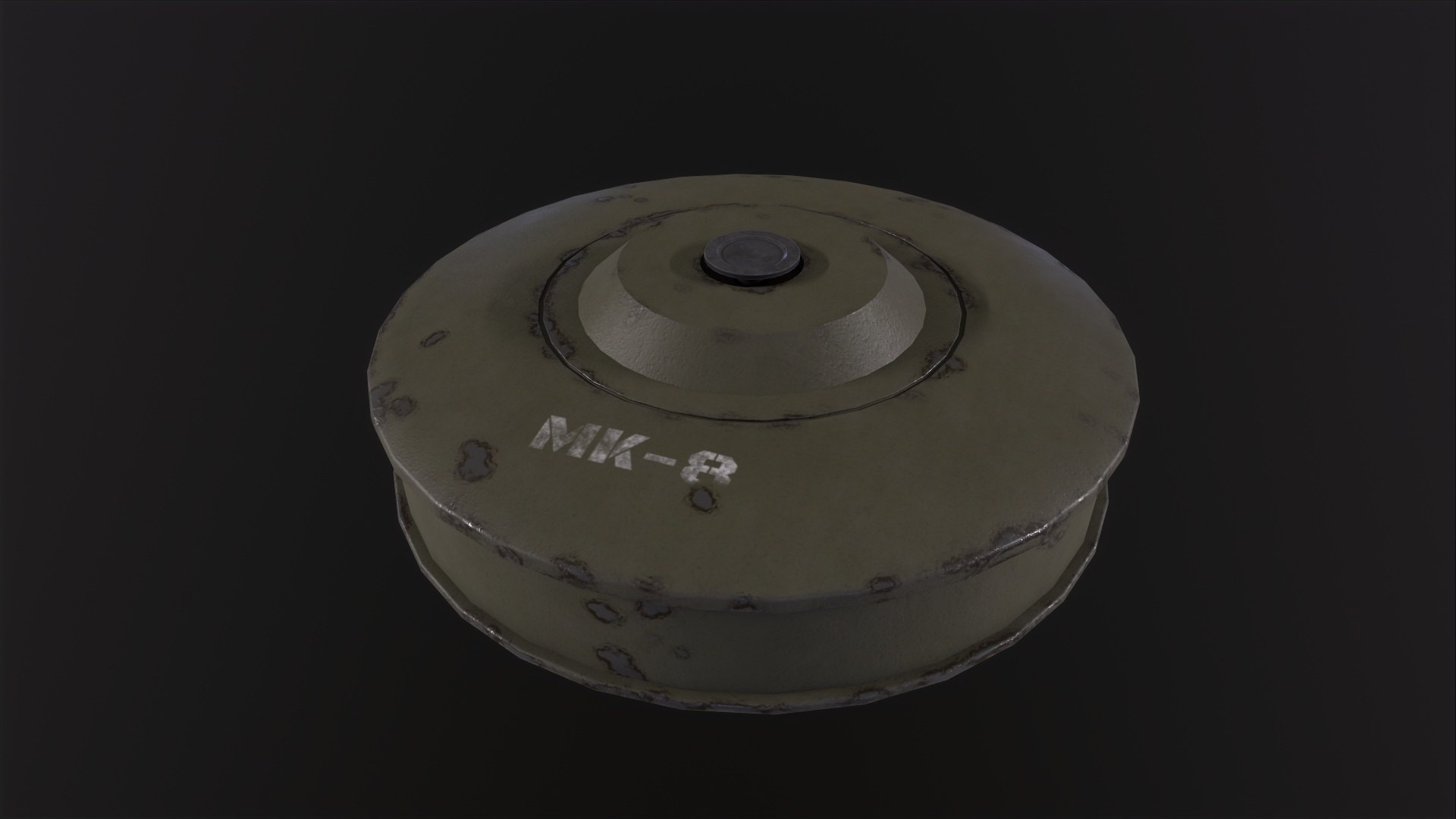 Anti-tank Mine 3D Model - TurboSquid 2092829
