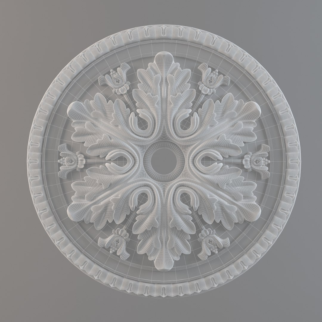 3ds Max Ceiling Plate