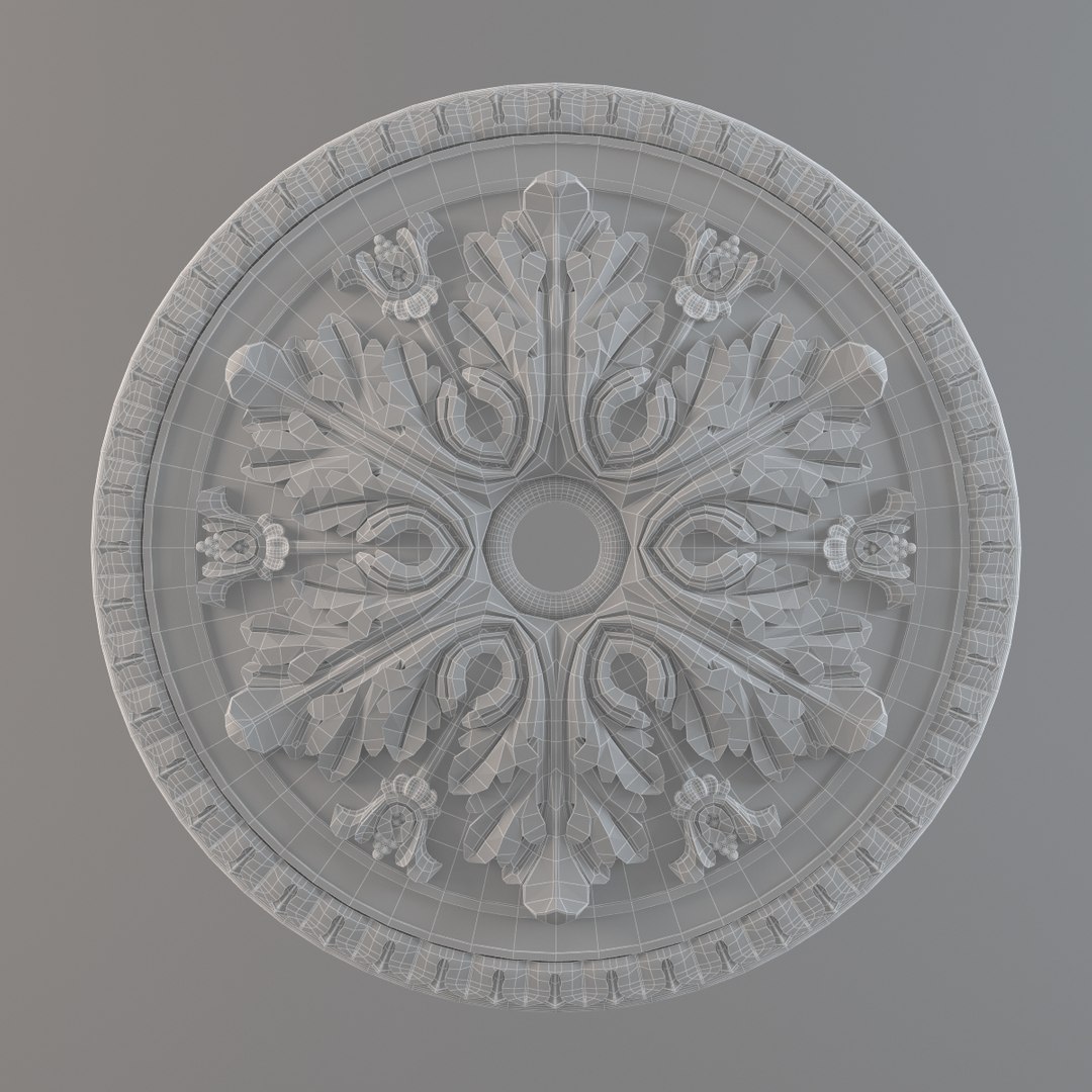 3ds Max Ceiling Plate