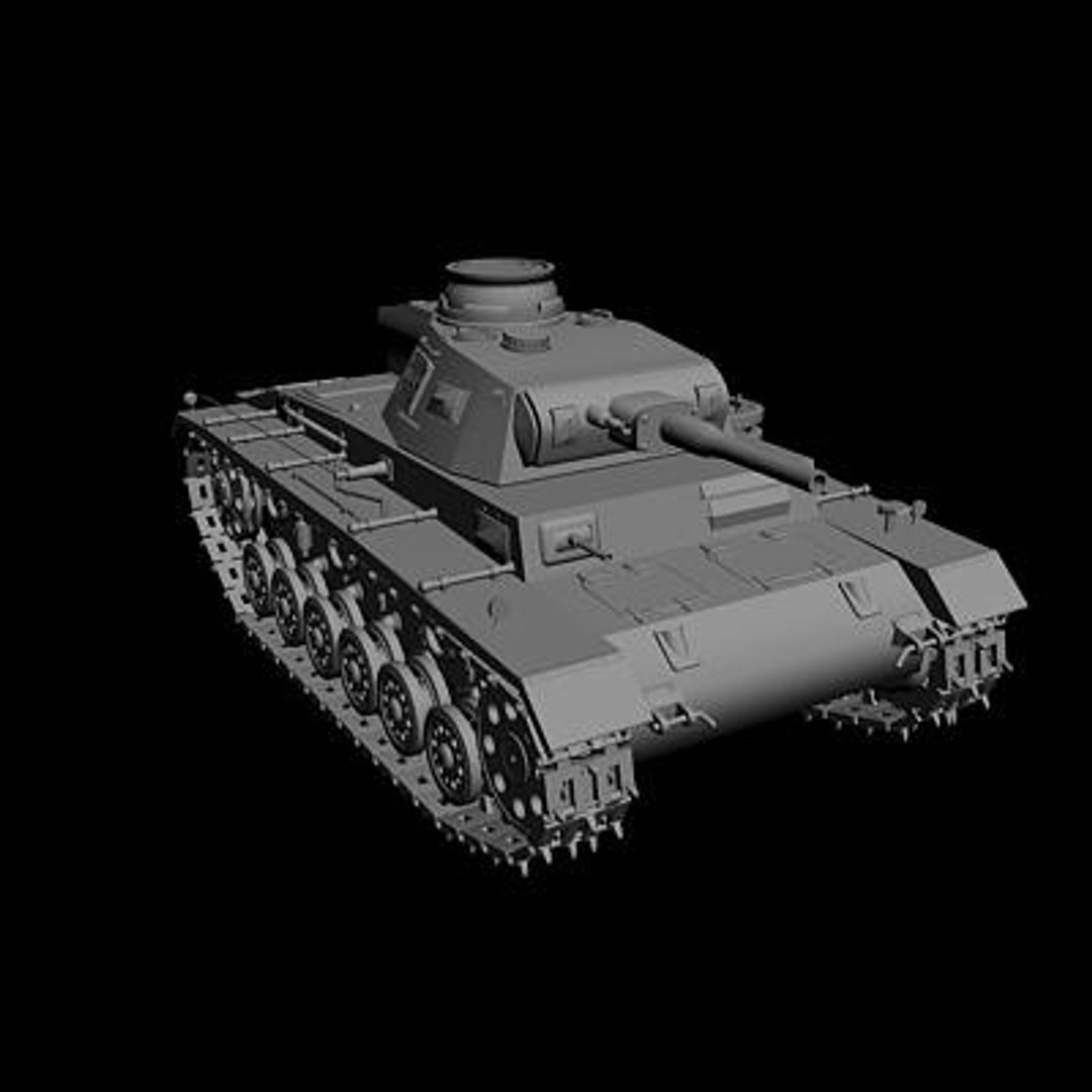 3d Tank Pz-iii