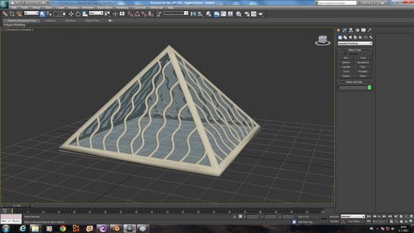 3d model small pyramid