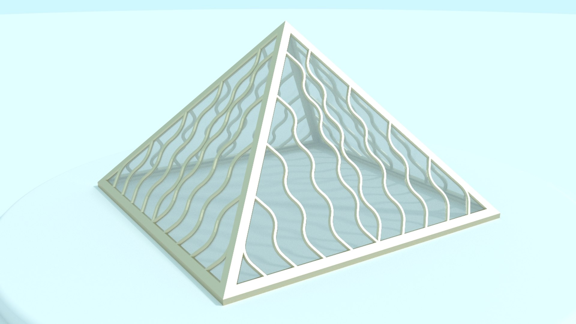 3d Model Small Pyramid