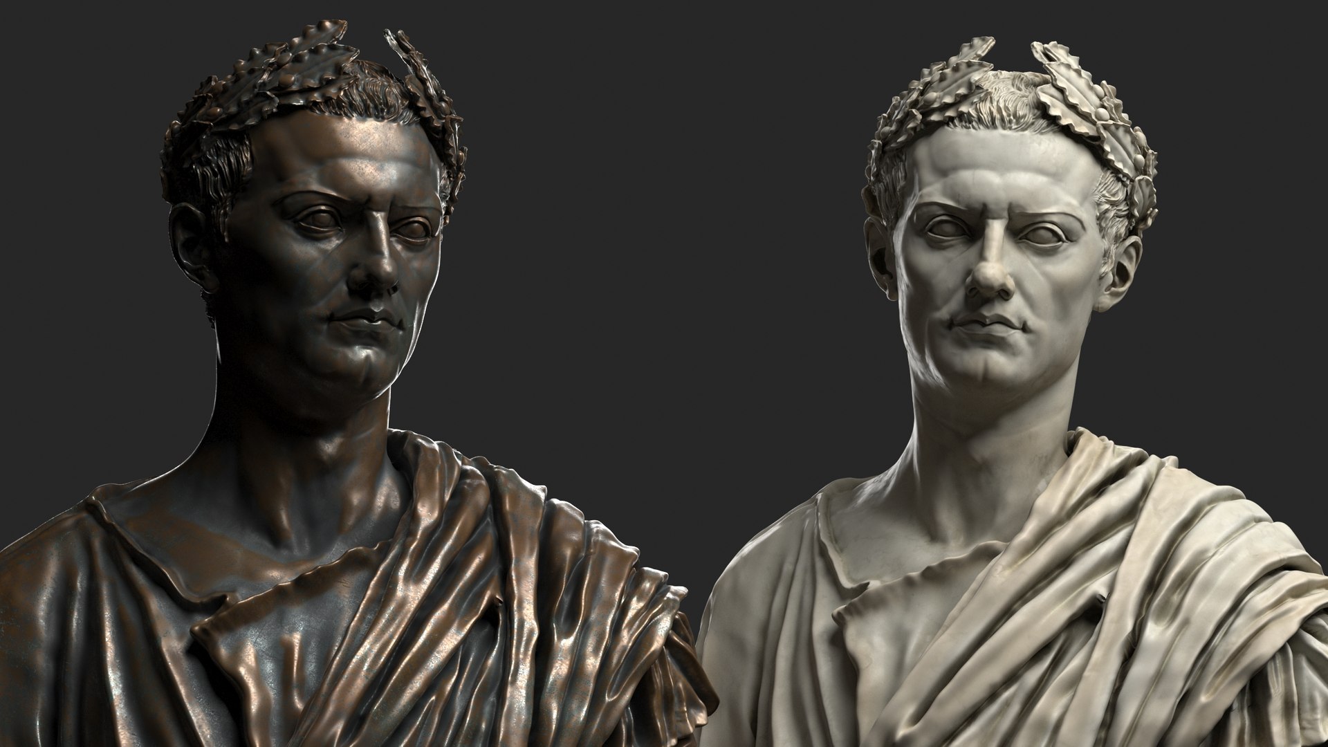 Roman Bust Collection 3D model - TurboSquid 1993230