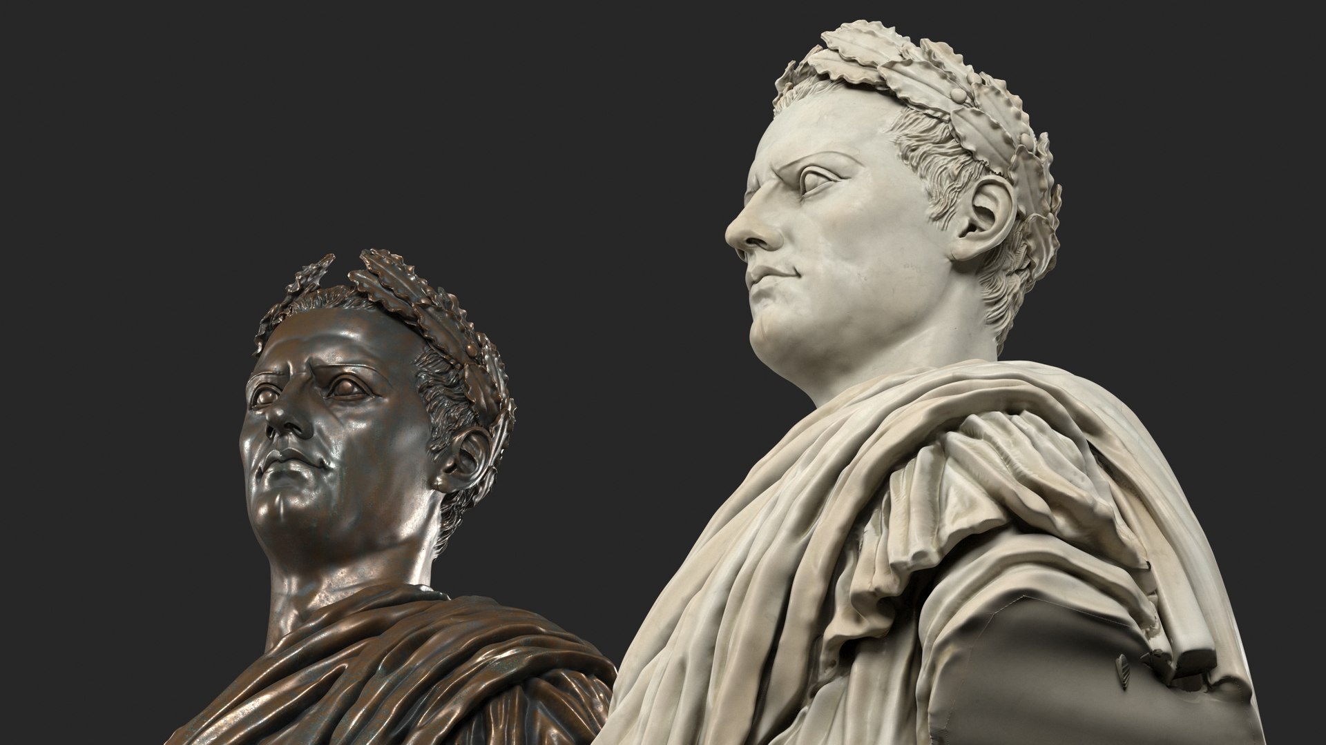 Roman Bust Collection 3D model - TurboSquid 1993230