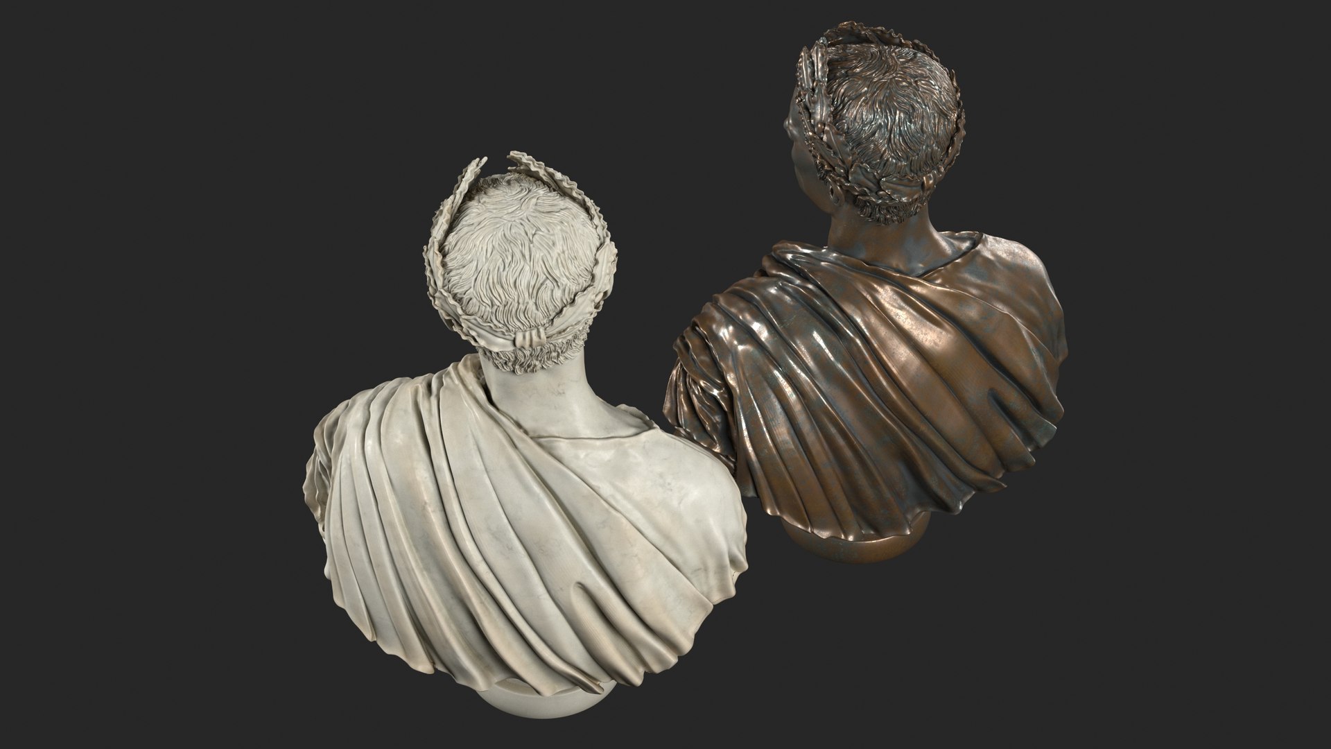 Roman Bust Collection 3D model - TurboSquid 1993230
