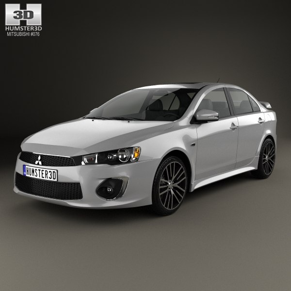 modelo 3d Mitsubishi Lancer GT 2016 - TurboSquid 1239416