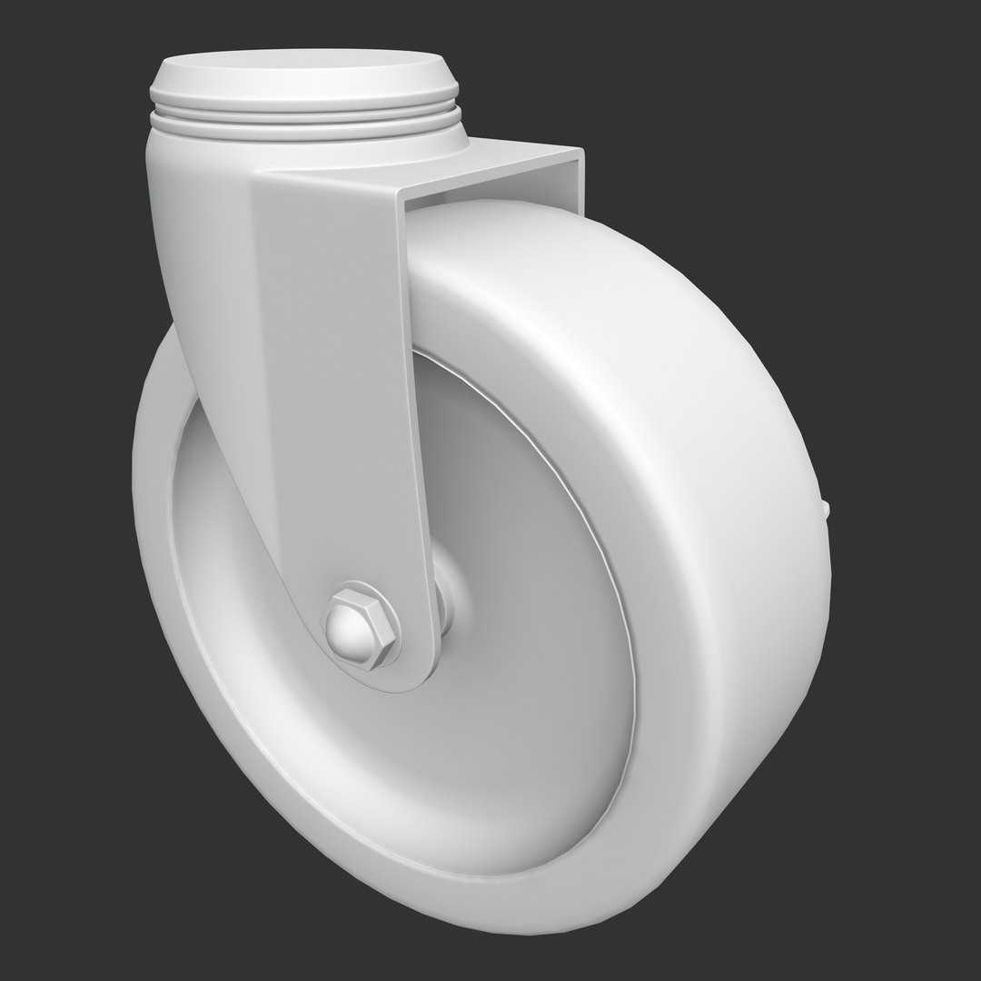3d Obj Caster Wheel