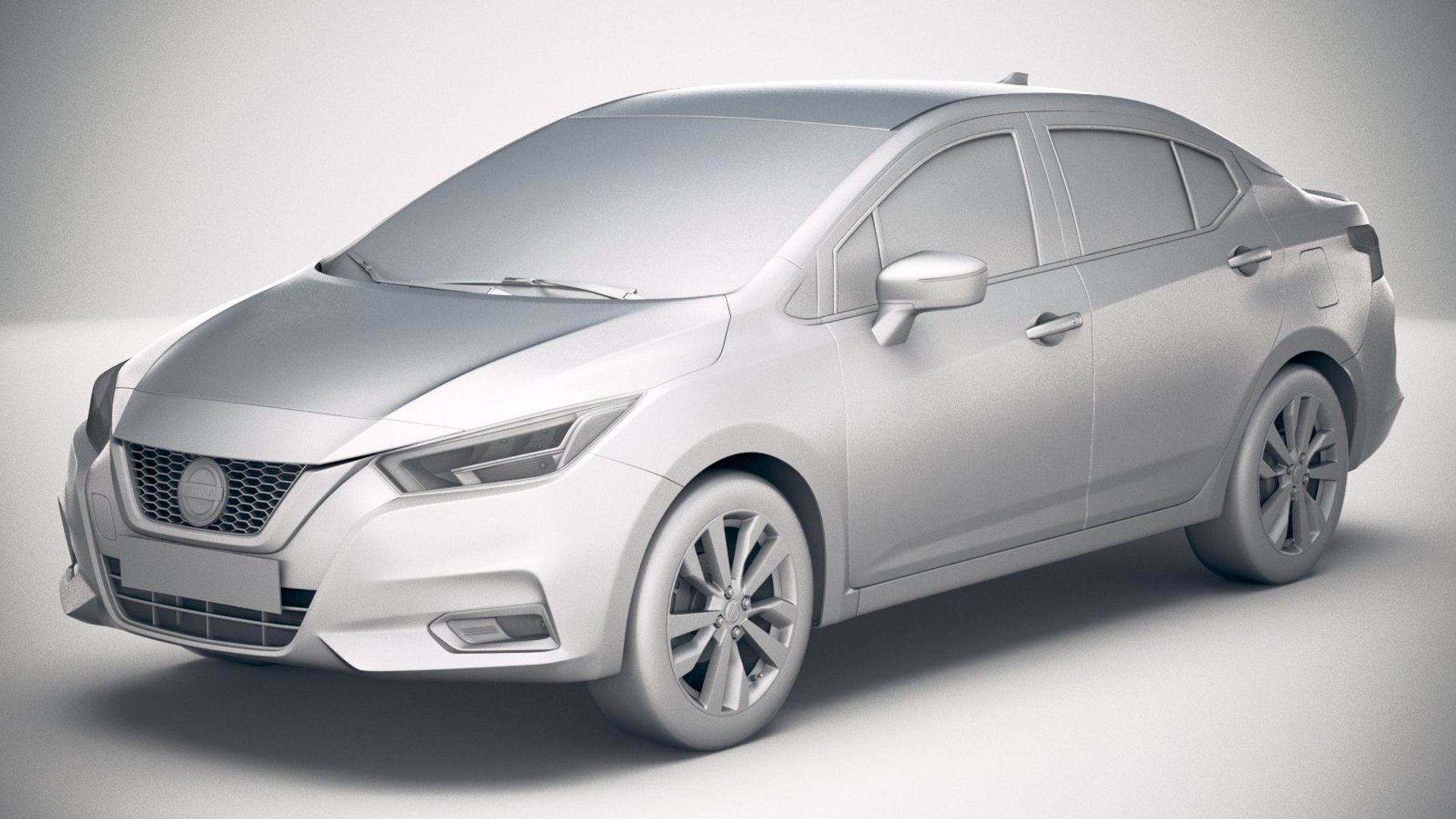 Nissan versa 2020 3D model - TurboSquid 1445621