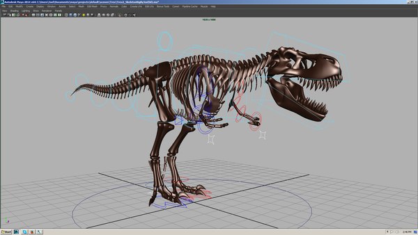free t rex 2 3d model