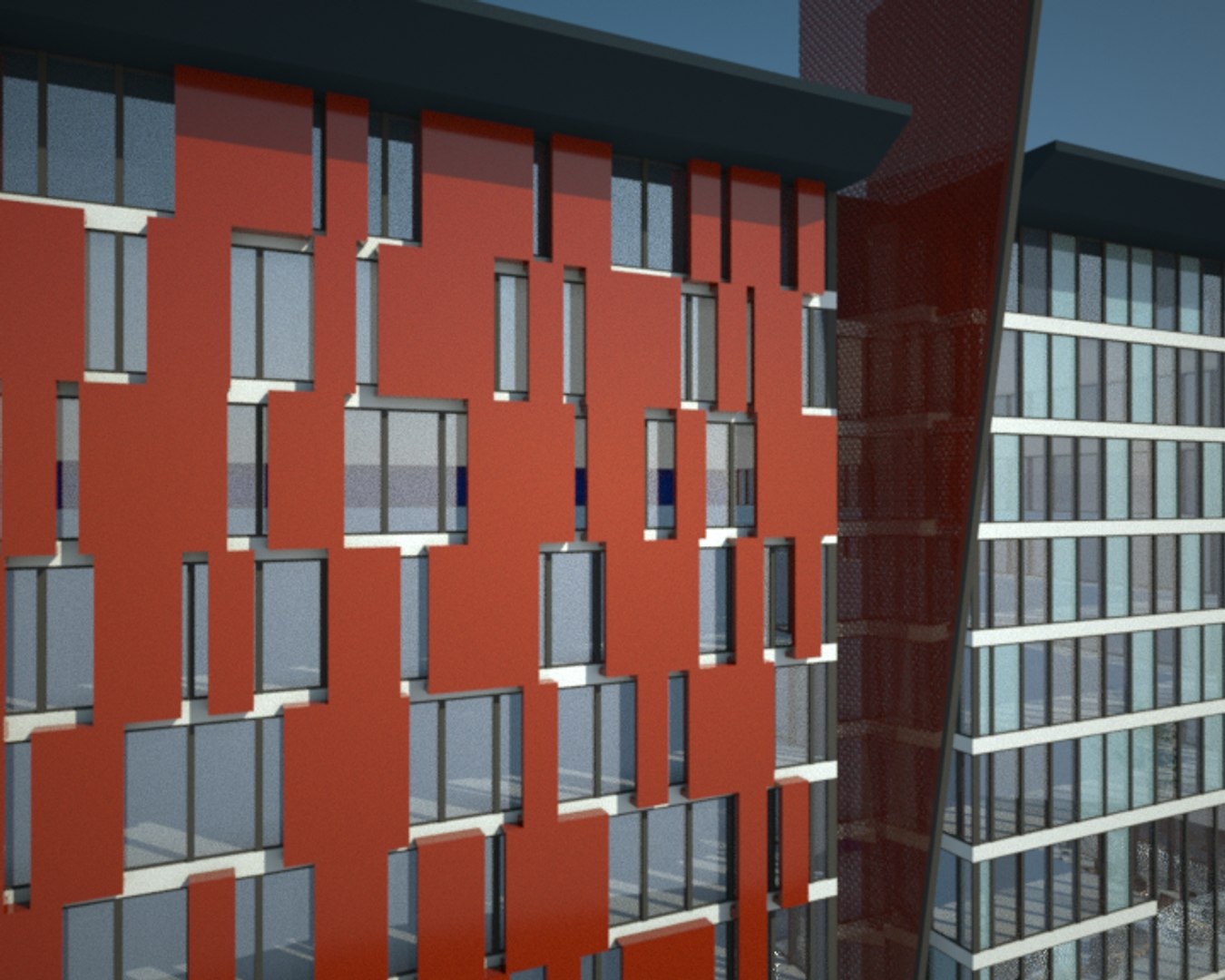 3d Model Office Block
