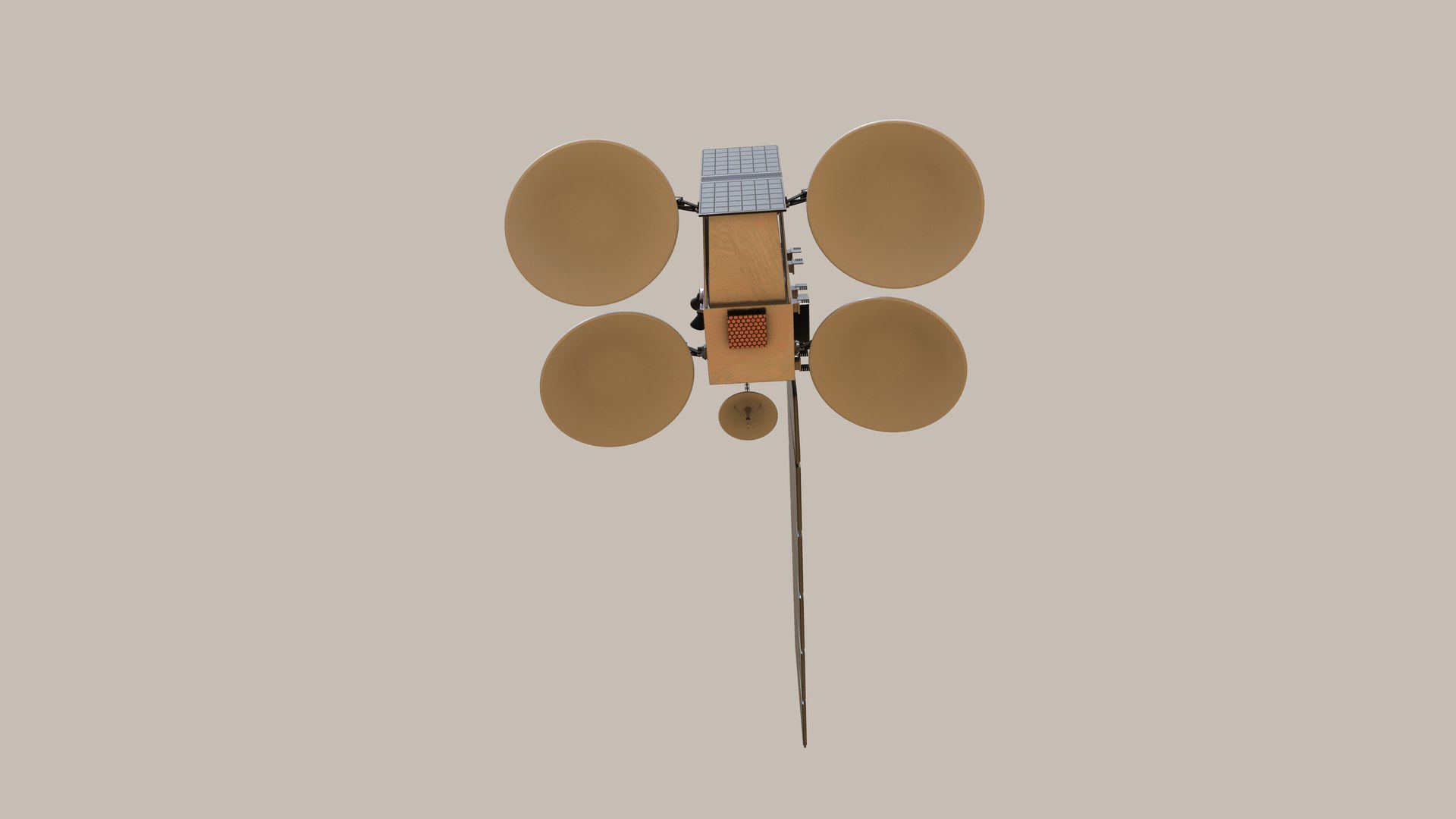 3D Weather Satellite Model - TurboSquid 1732529