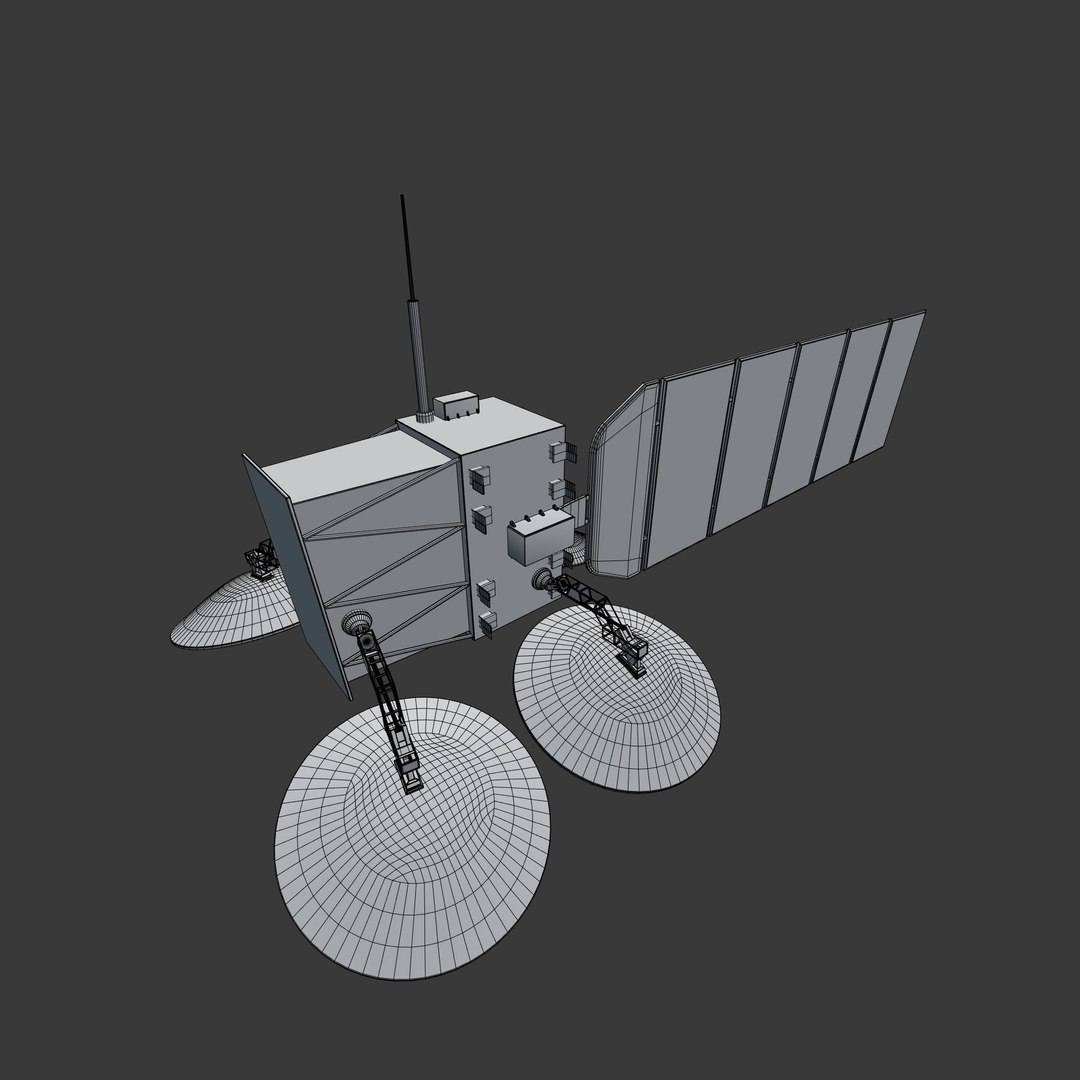 3D Weather Satellite Model - TurboSquid 1732529